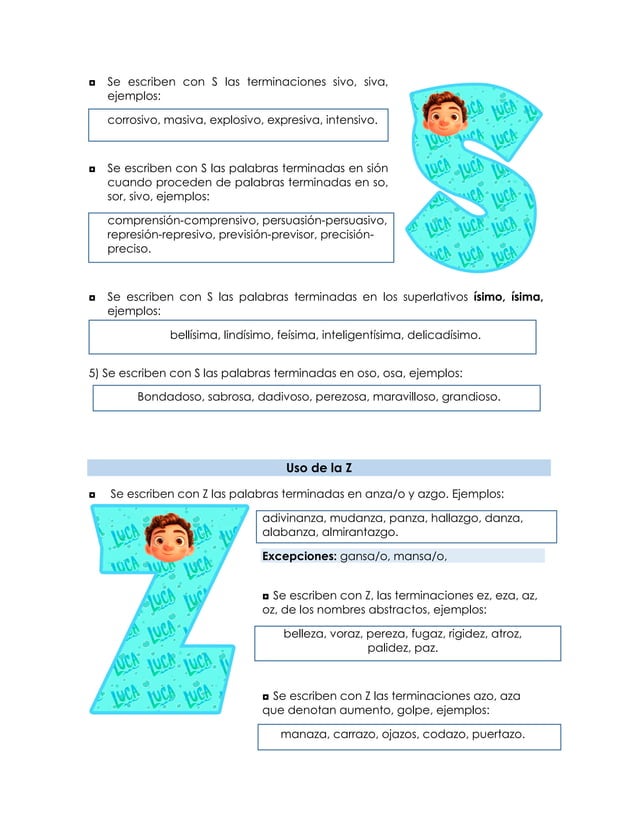 Signos de puntuación, usos de las letras, uso de las mayúsculas | PDF