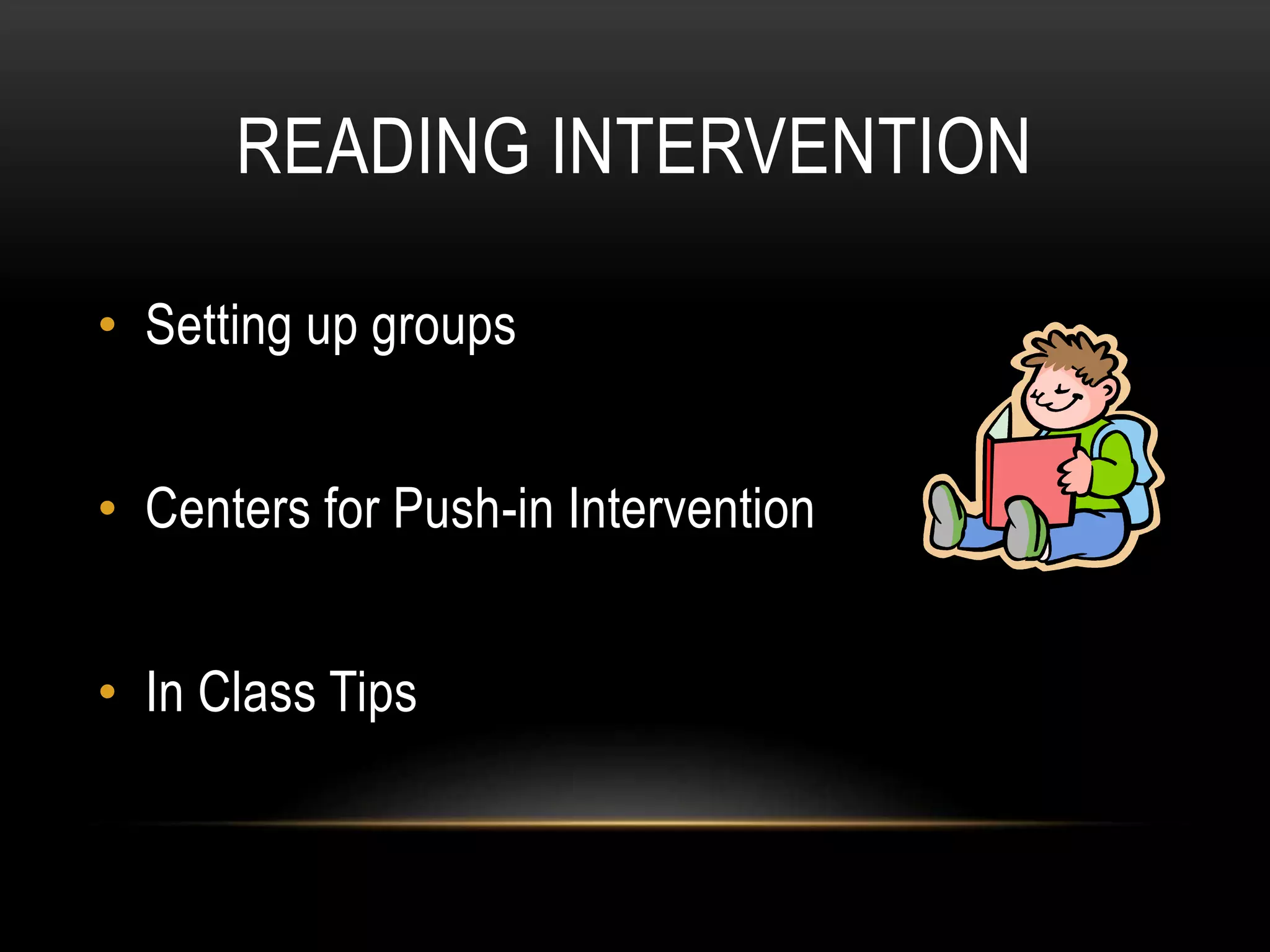 Success in Reading Intervention | PPT