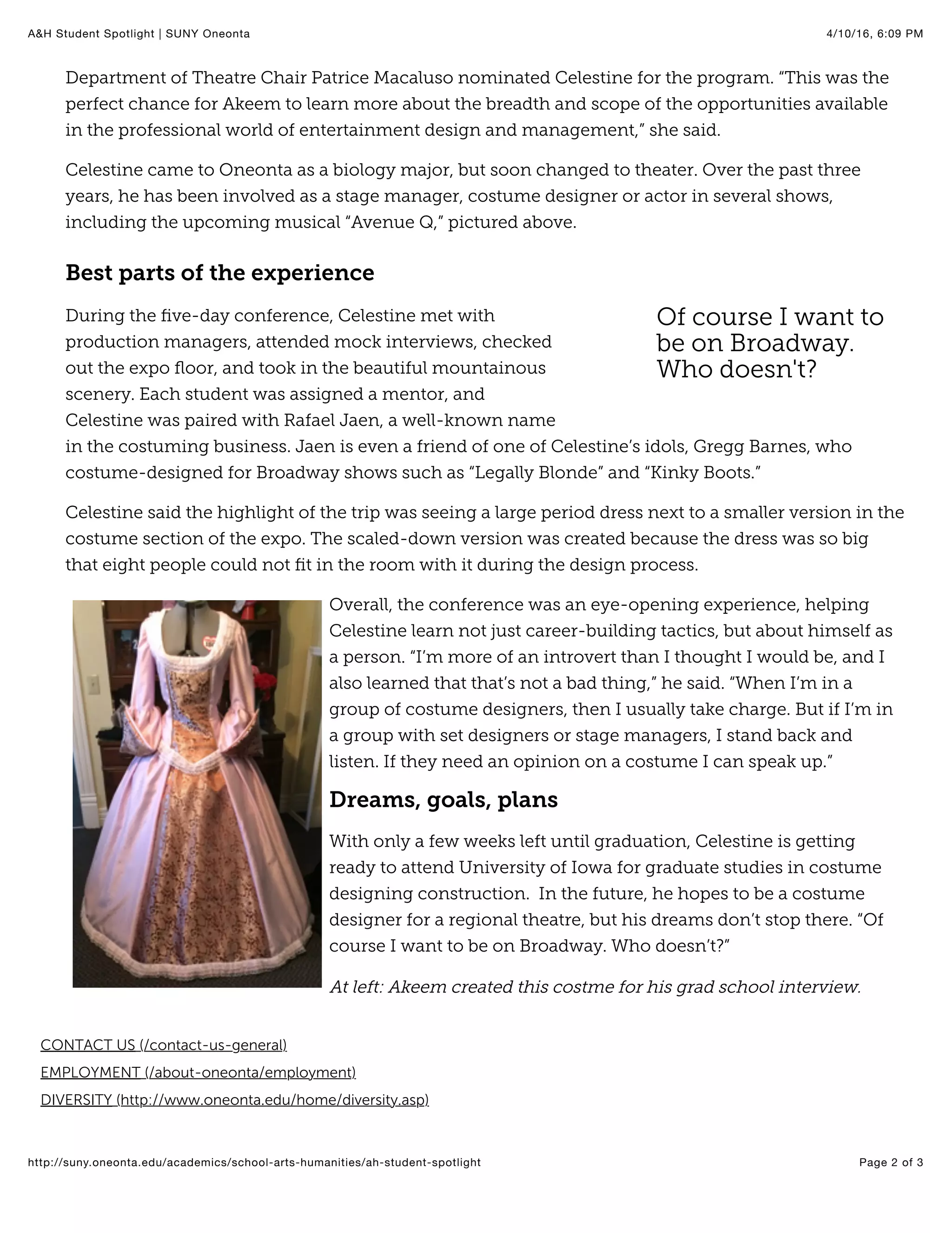 Akeem Celestine Theatre USITT | PDF