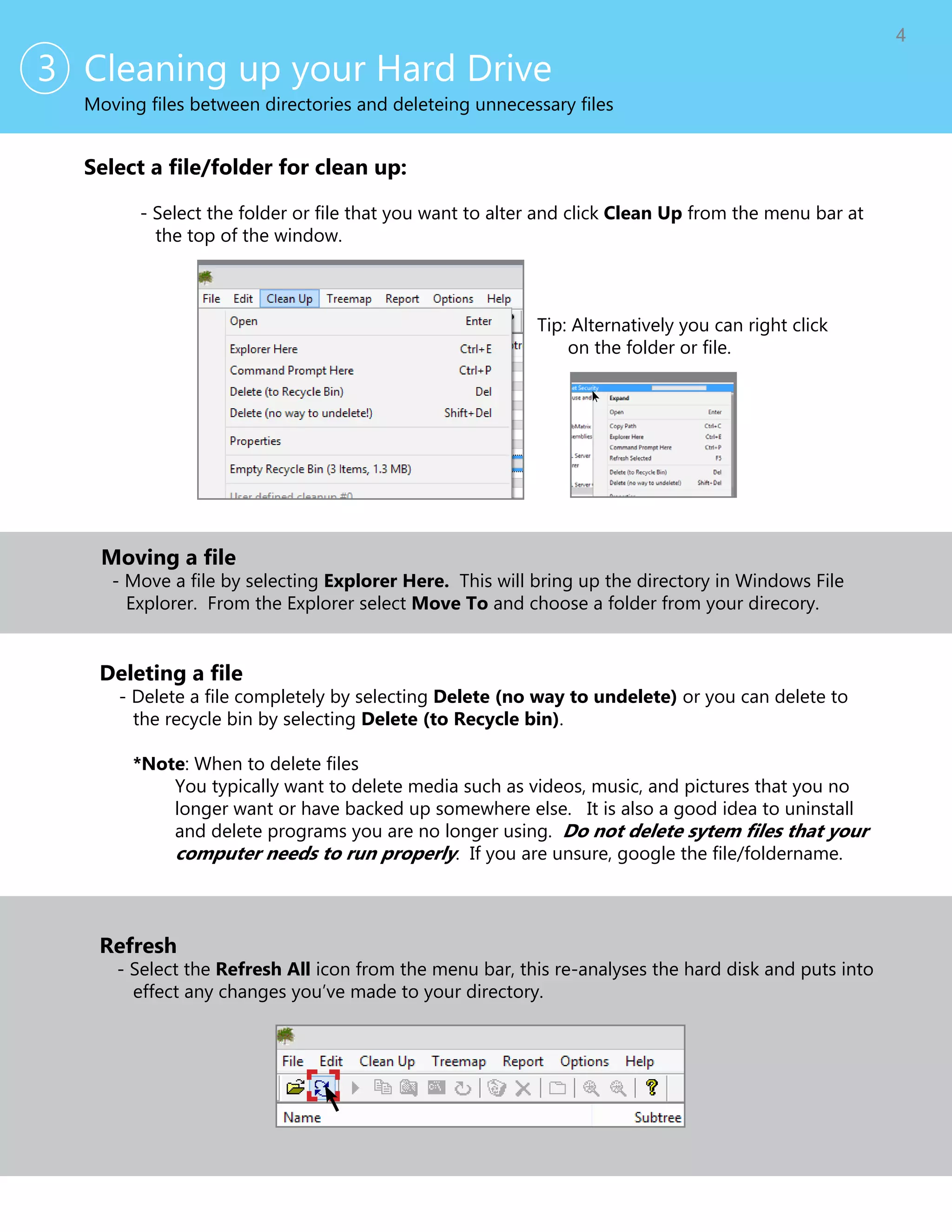WinDirStat Quick Guide | PDF