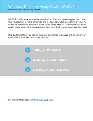 WinDirStat Quick Guide | PDF