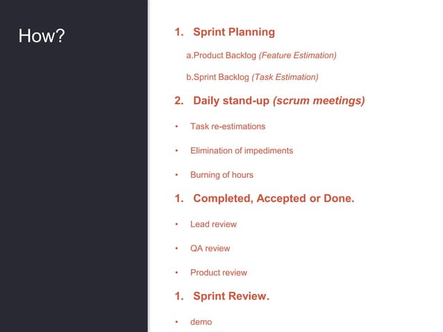 Agile Process - Developers Perspective on Scrum | PPT