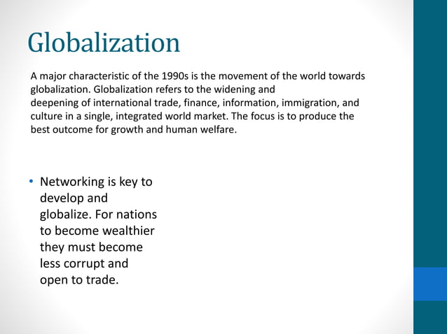 Globalization, Wealth and Poverty | PPTX