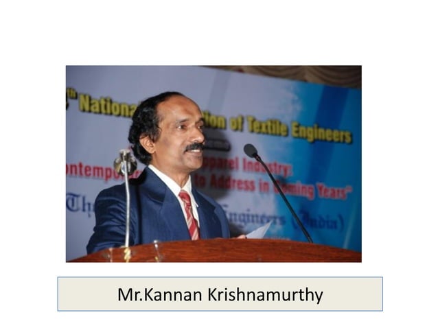 Kannan Krishnamurthy Profile PowerPoint Presentation-1 | PPT