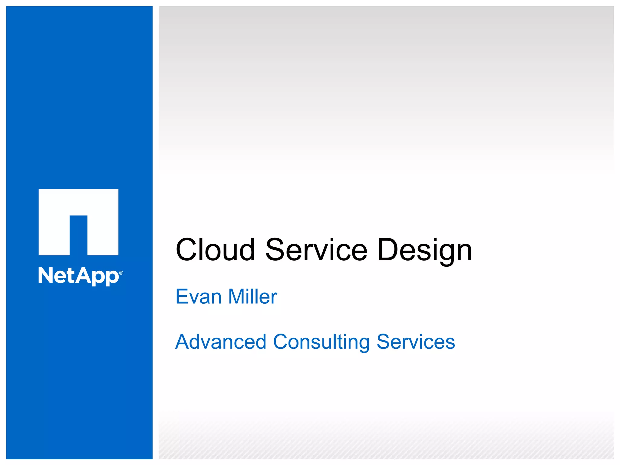 Introduction to Cloud Service Design | PPTX