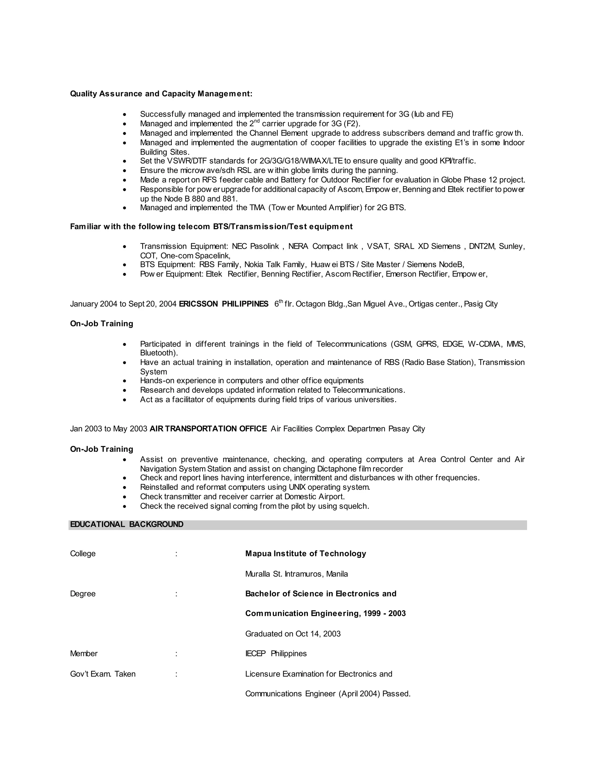 Marvani Miller Estrella PMP Resume 2016 | DOCX