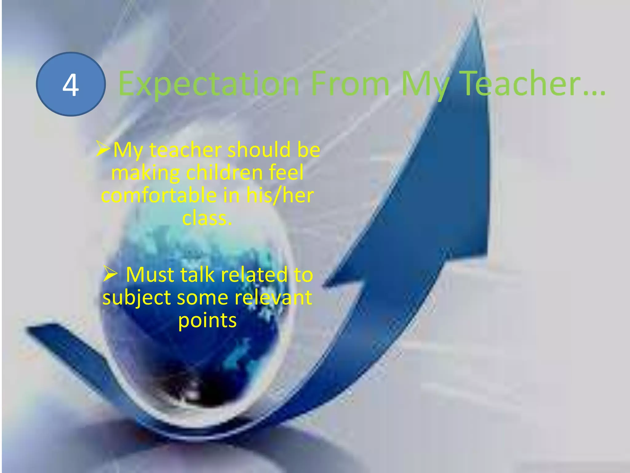 29 Expections From My Teachers | PPTX