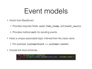 CrealyticsEvents - a step closer to an event-driven architecture | PPT