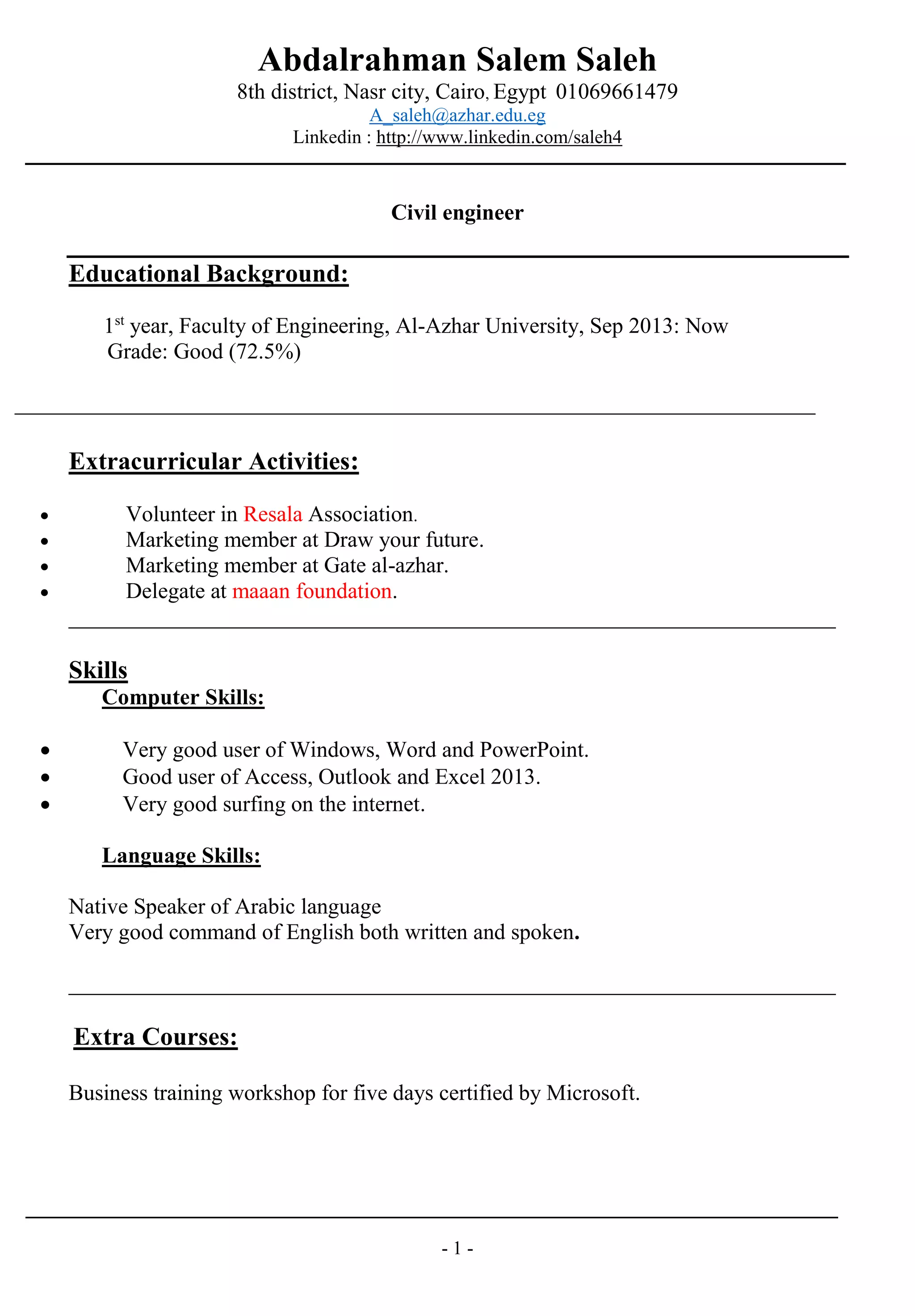 My CV | PDF