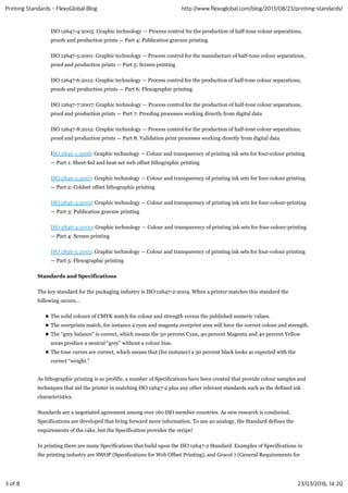 Printing Standards - FlexoGlobal Blog | PDF