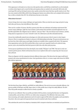 Printing Standards - FlexoGlobal Blog | PDF