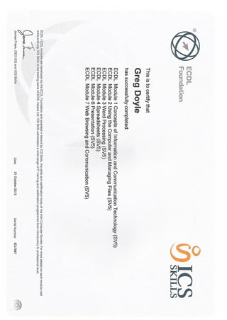 ECDL | PDF
