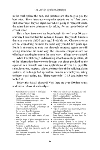 Laws of Insurance Attraction Sample | PDF | Financial Industry | Industries