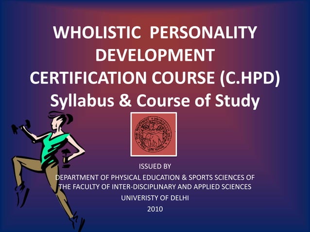 holistic personality development | PPTX