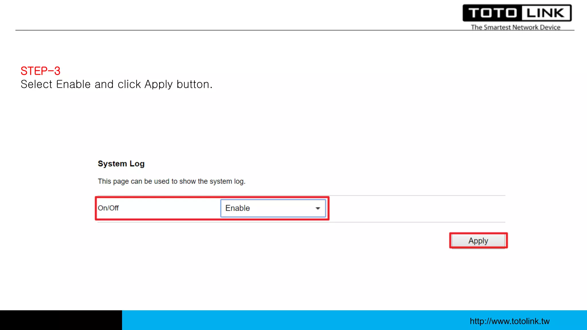 How to set up system log on totolink router ? | PPTX