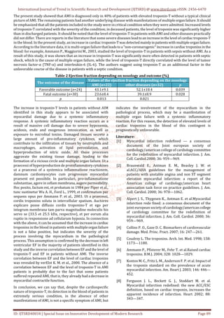 Increased Cardiac Troponin T in Patients without Myocardial Infarction ...