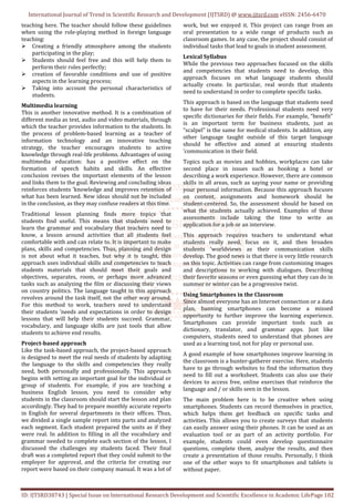 Interactive Ways of Teaching Language Skills | PDF