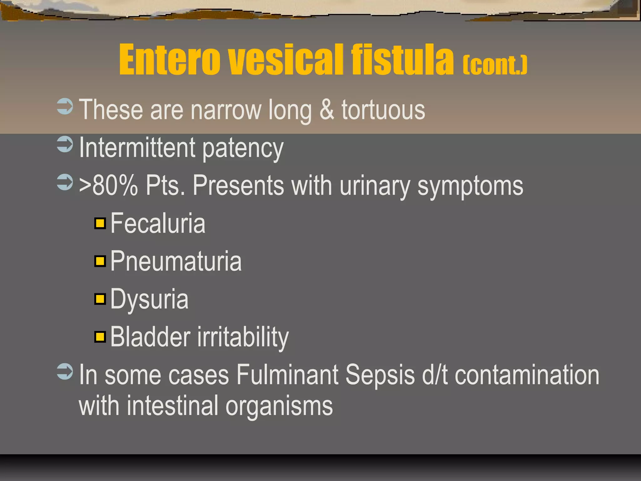 internal fistula of bowel | PPT