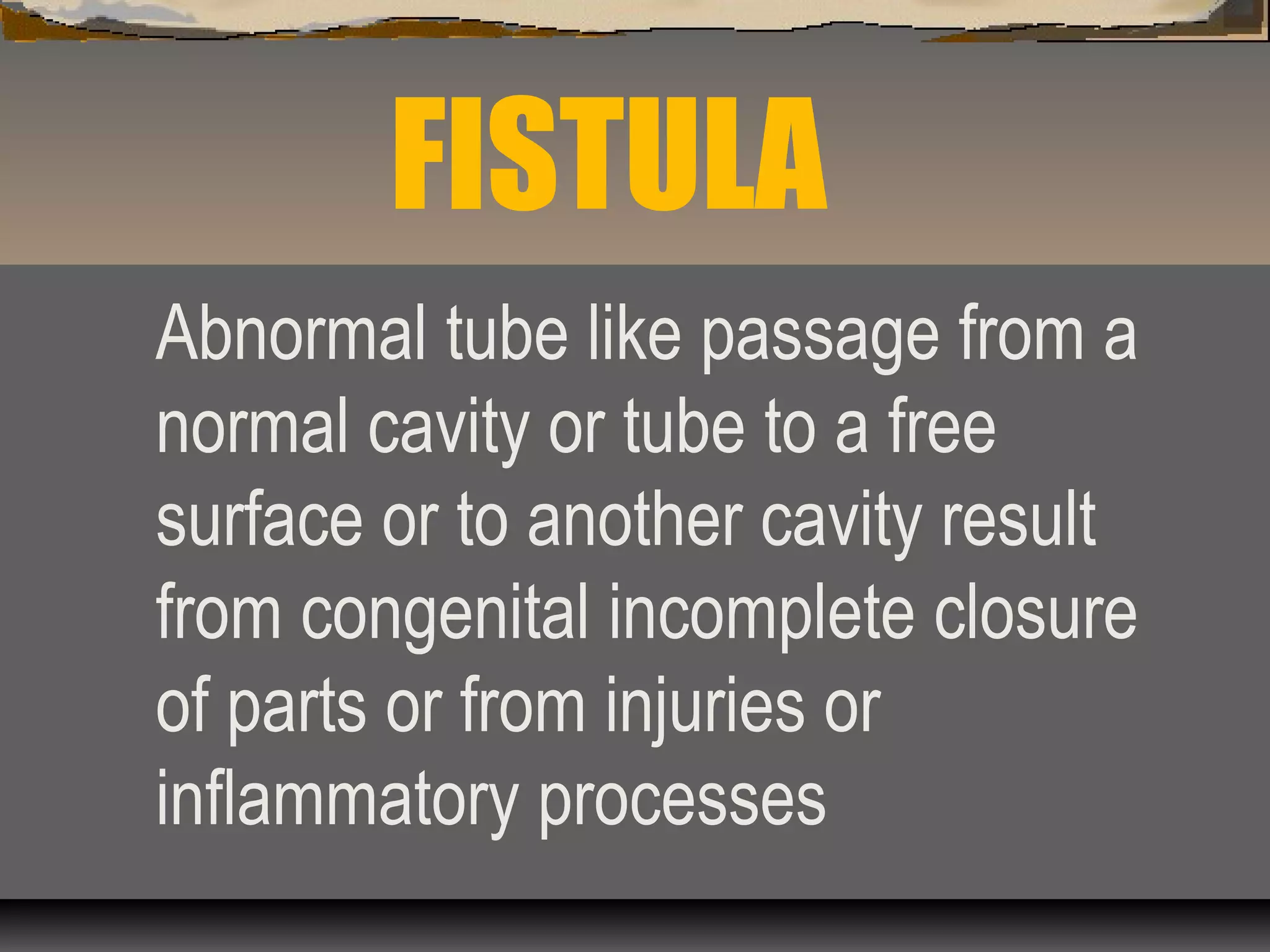 internal fistula of bowel | PPT