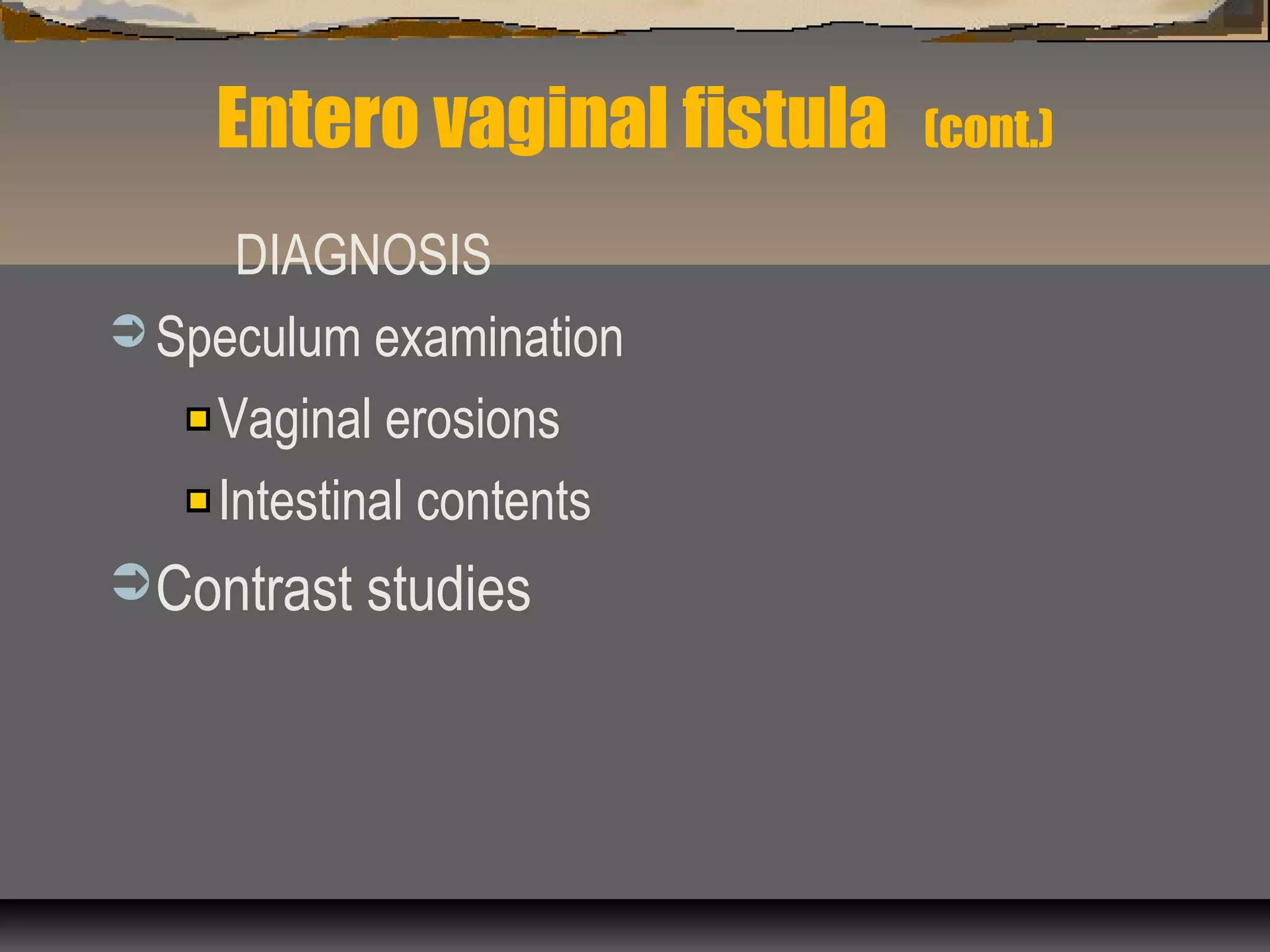 internal fistula of bowel | PPT