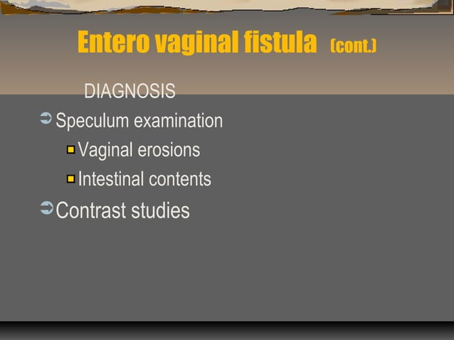 internal fistula of bowel