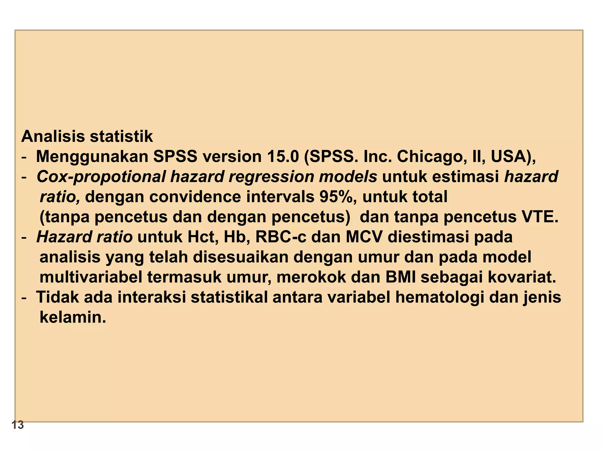 29 journal hematology i, hematocrit and rsk of venous thromboembolism in general | PPT