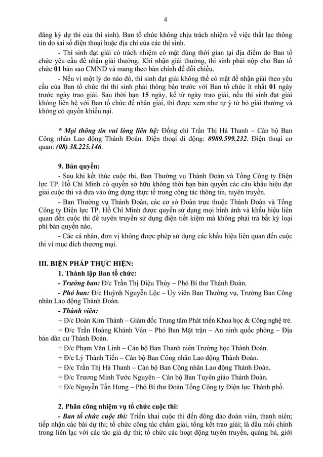 29khtv sang tac khau hieu tiet kiem dien | PDF