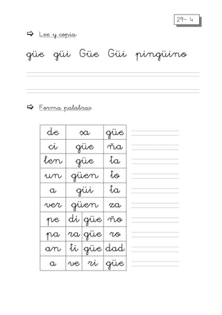 29 letra güe güi | PDF