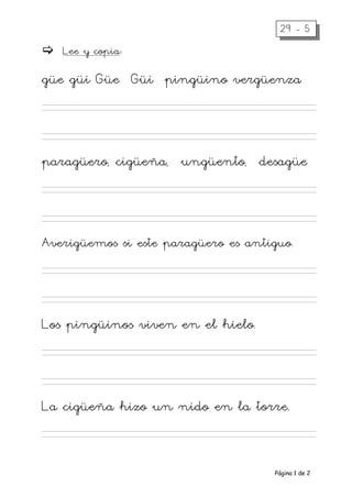 29 letra güe güi | PDF