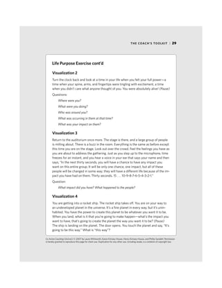 Life purpose exercise | PDF