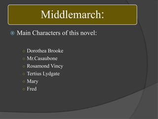 Paper.6. Middlemarch George Eliot's Views | PPTX