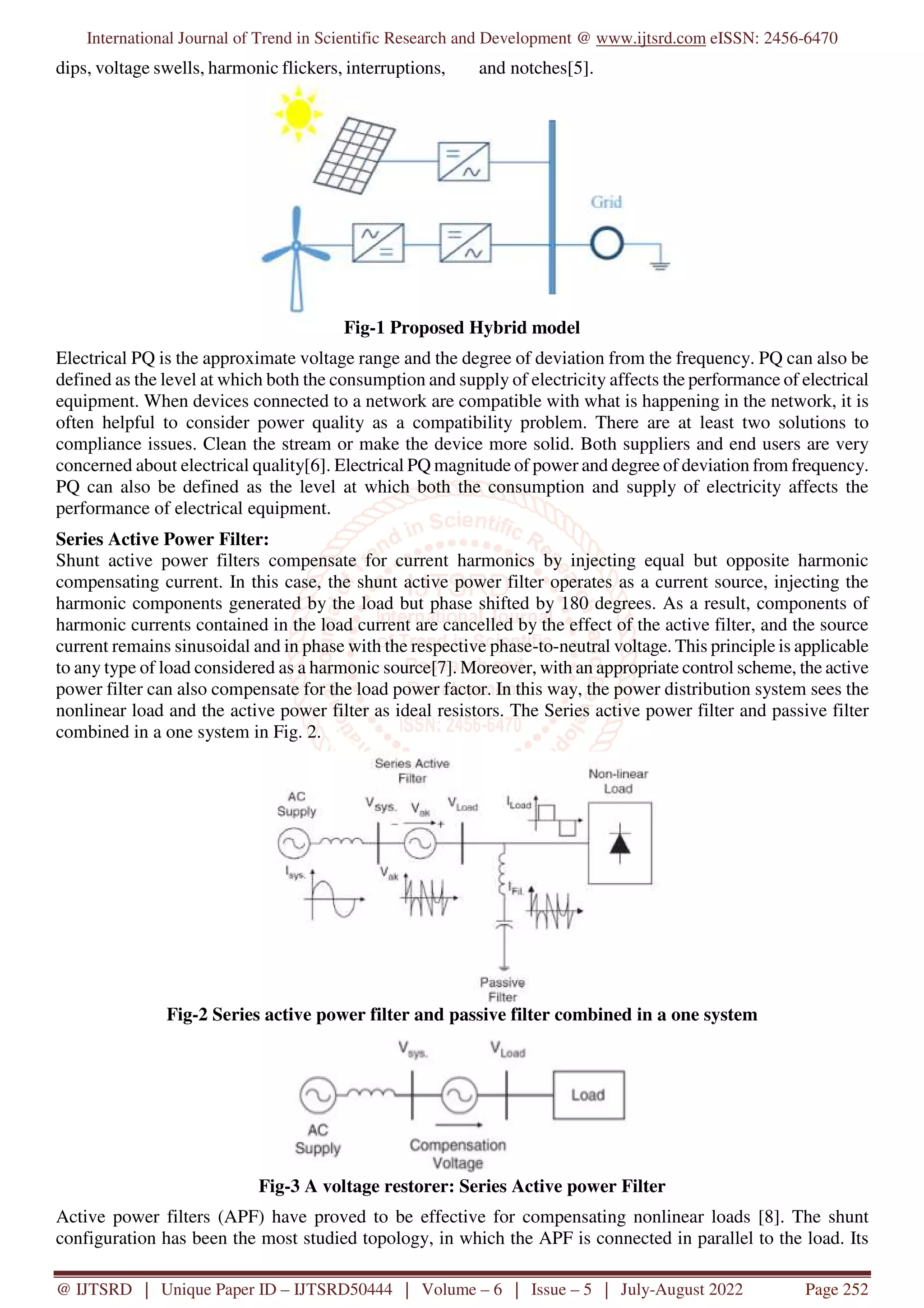 Mitigation Of Power Quality Issues In Distributed Generation Systems Pdf