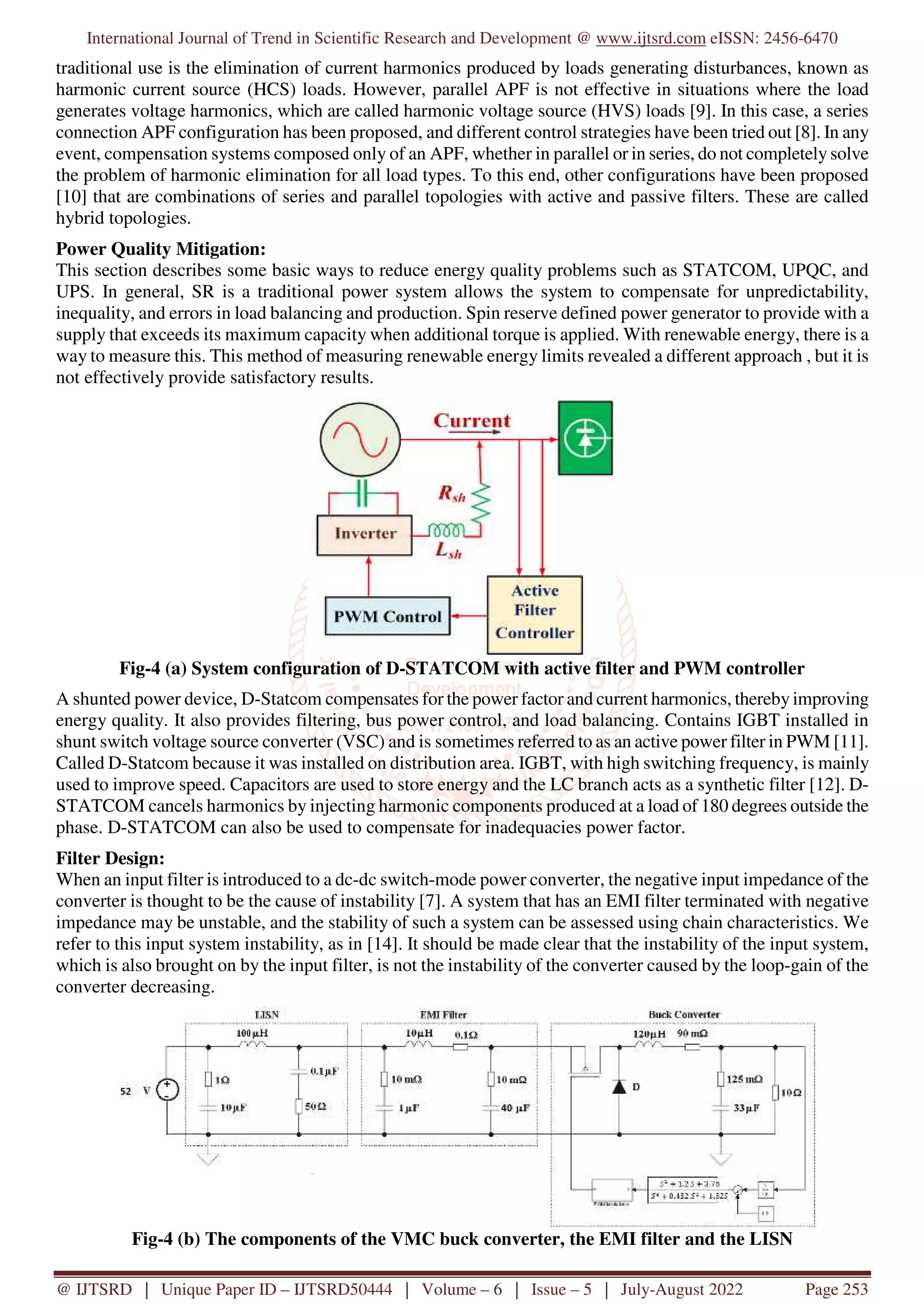 Mitigation Of Power Quality Issues In Distributed Generation Systems Pdf