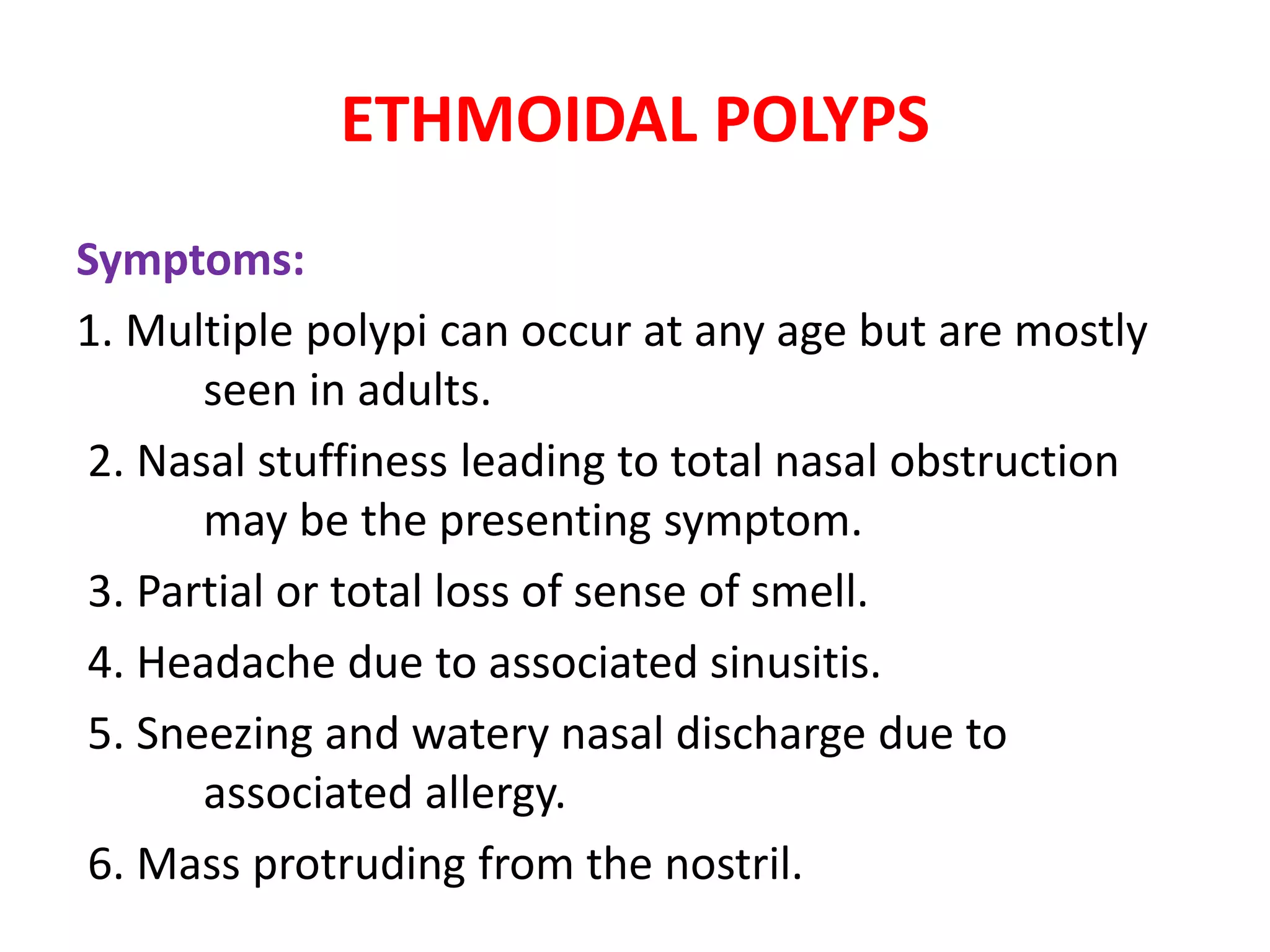 NASAL POLYPS | PPTX