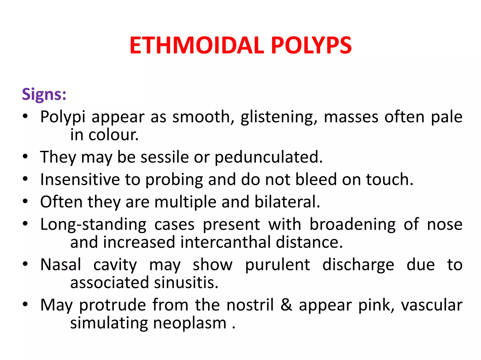 NASAL POLYPS | PPTX