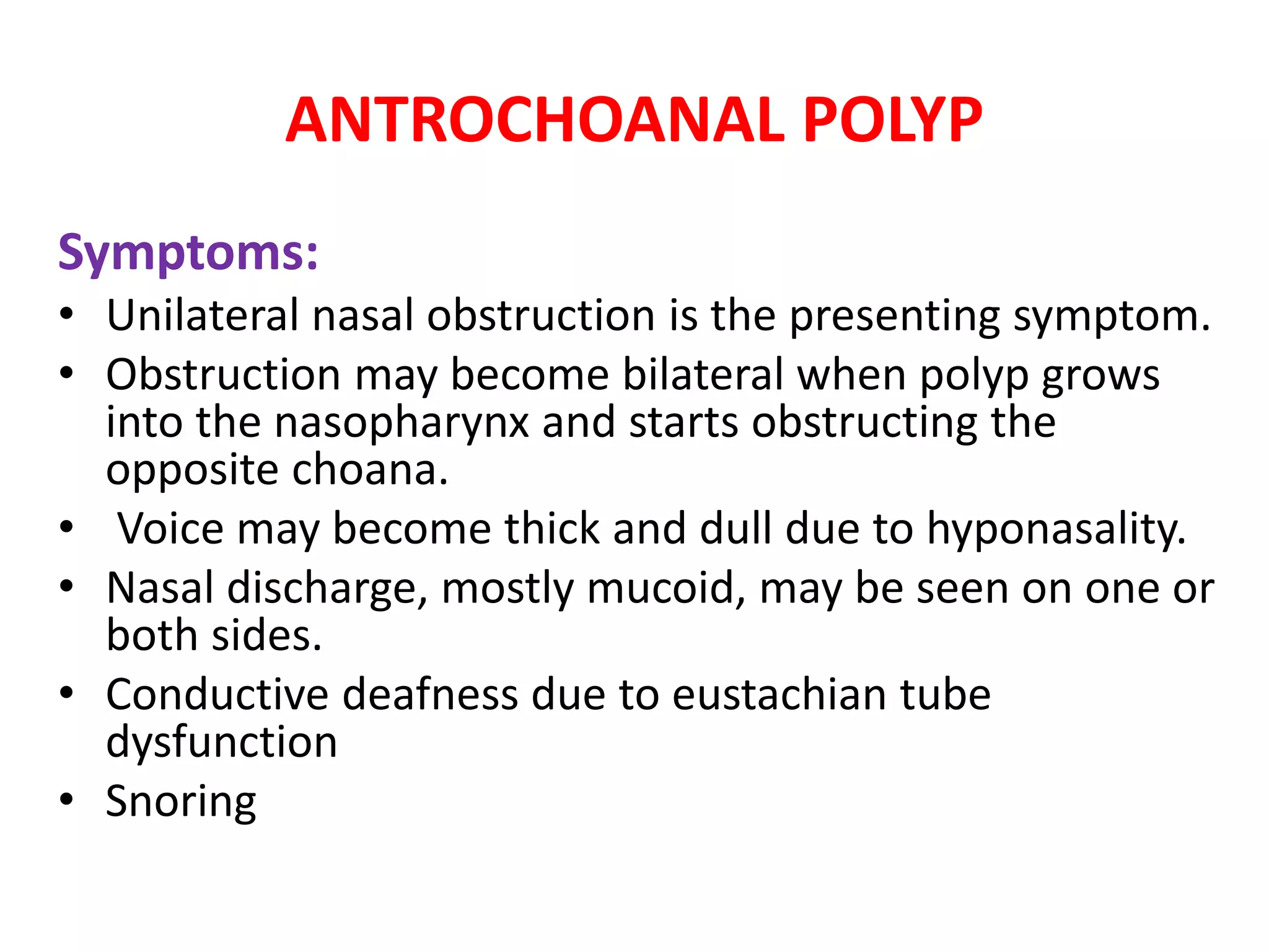 NASAL POLYPS | PPTX