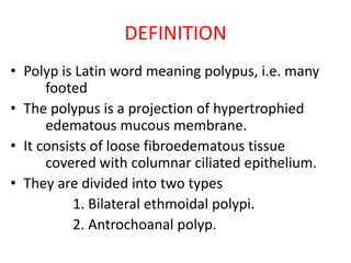NASAL POLYPS | PPT