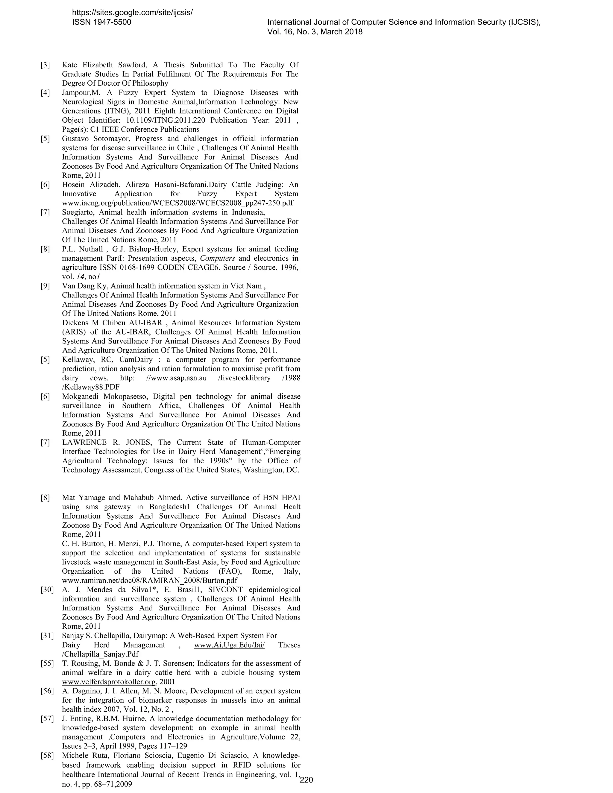 Information Technology in Animal Health Care System | PDF