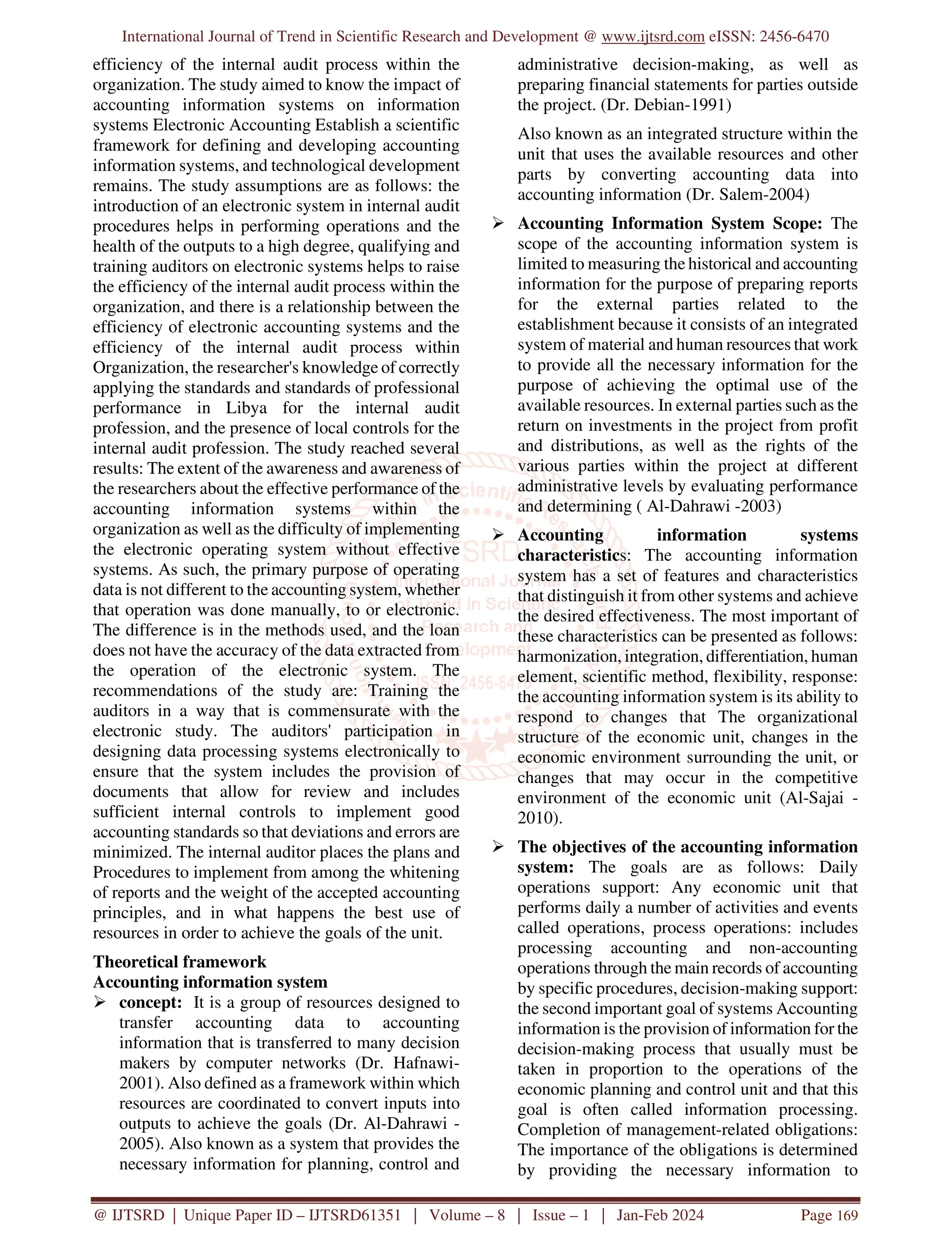 Role of Accounting Information Systems in Control of Public Funds Case Study | PDF