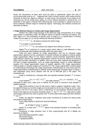 Multi-Emissivity Setting in Thermal Imaging Based on Visible-Light Image Segmentation | PDF