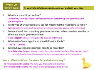 Science Inquiry: Data Collection and Analysis | PPT