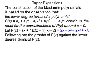 29 taylor expansions x | PPT