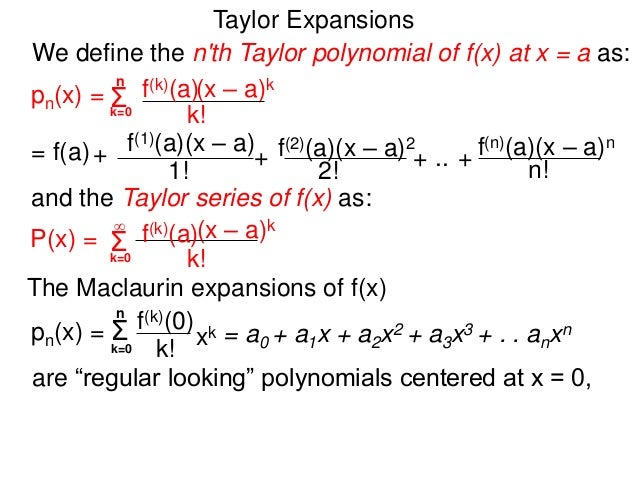 Taylor Series Expansion Of Natural Log Function Youtube