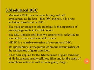 THERMAL TECHNIQUES- DSC, TGA | PPTX