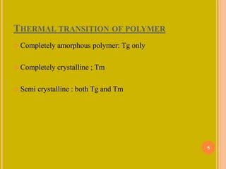 THERMAL TECHNIQUES- DSC, TGA | PPTX