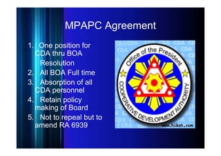 Cooperative Development Authority Logo