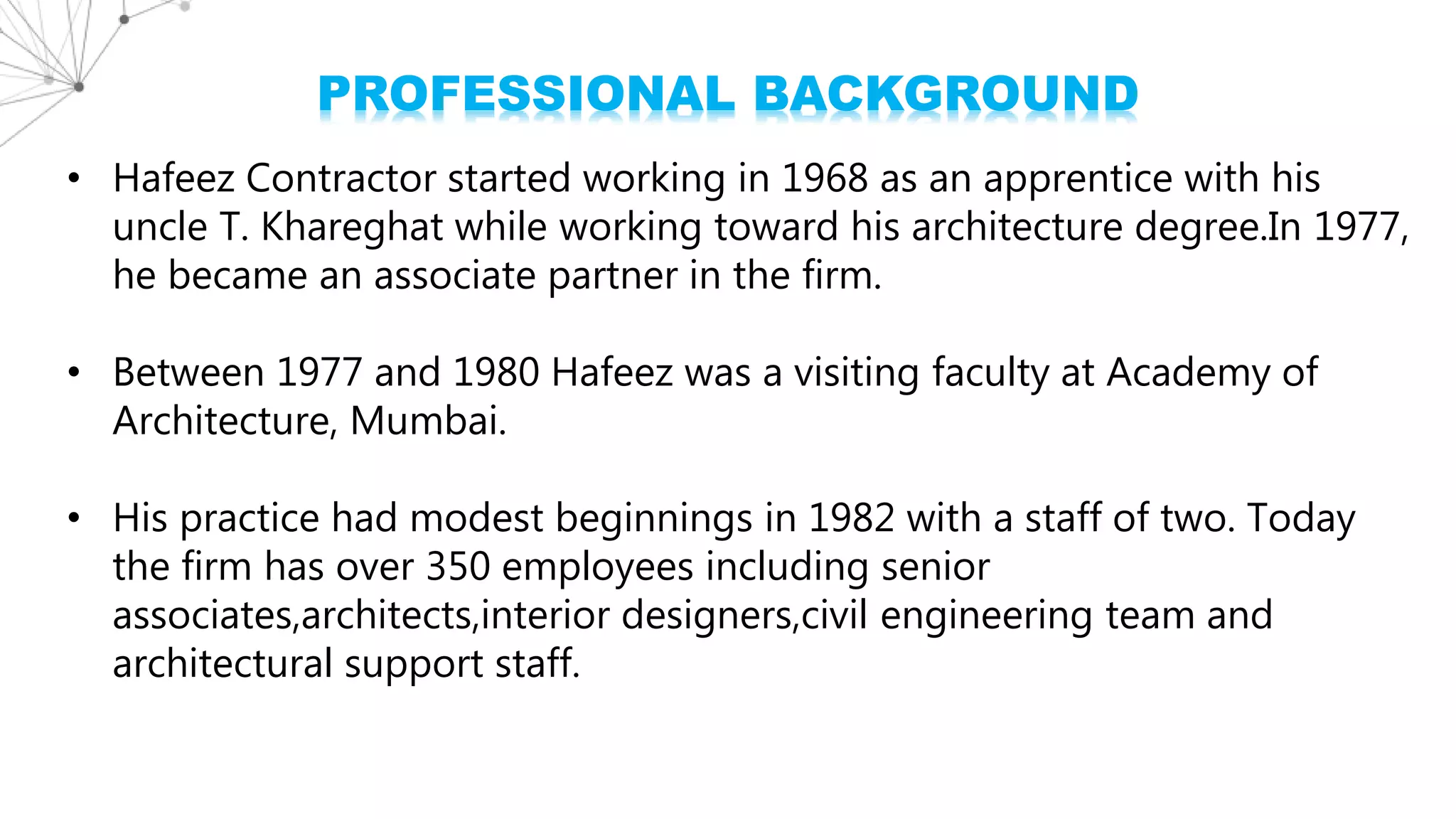 Hafeez Contractor | PPTX