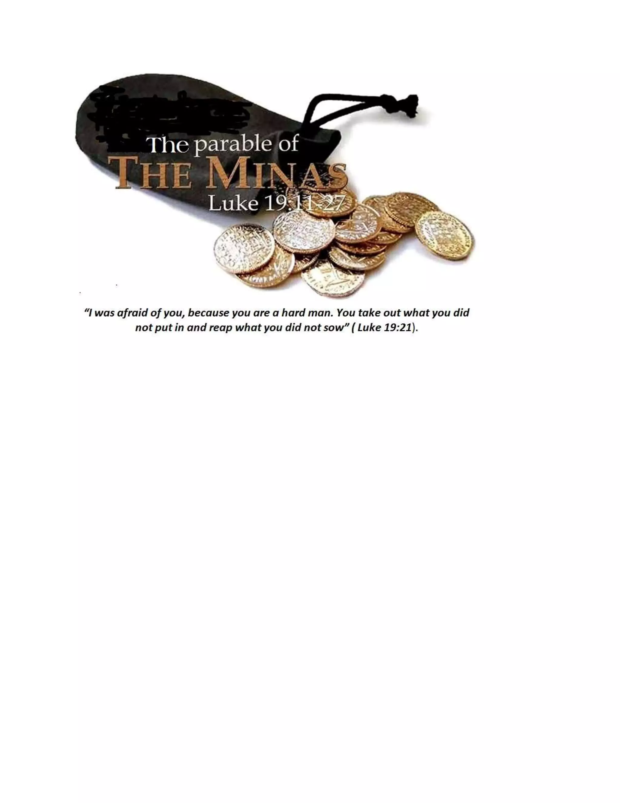 29th August 2016 - The Parable of the Ten minas | PDF | Free Download