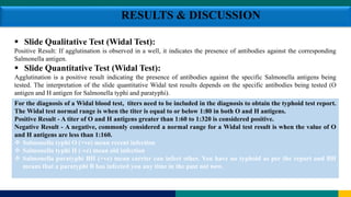 Widal Agglutination Test: A rapid serological diagnosis of typhoid ...