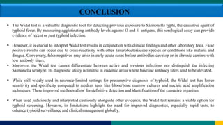 Widal Agglutination Test: A rapid serological diagnosis of typhoid ...